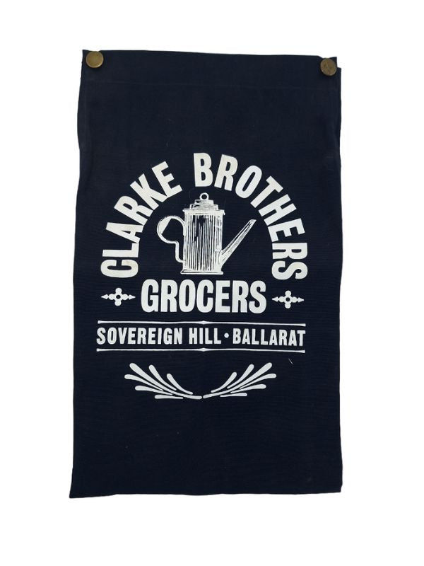 Clarke Brothers Grocers Denim Apron – The Online Shop at Sovereign Hill